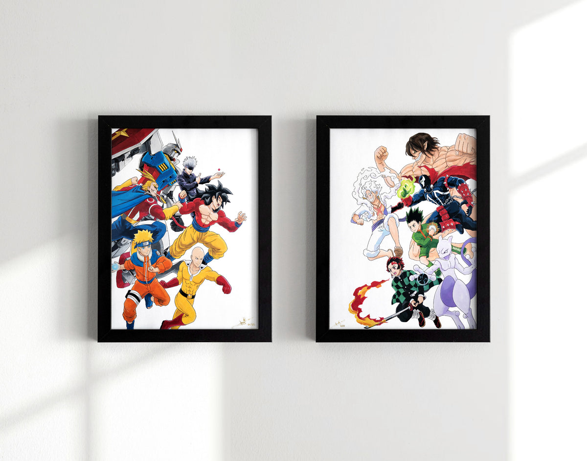 Manga Crossover Poster Print – Project Rocket