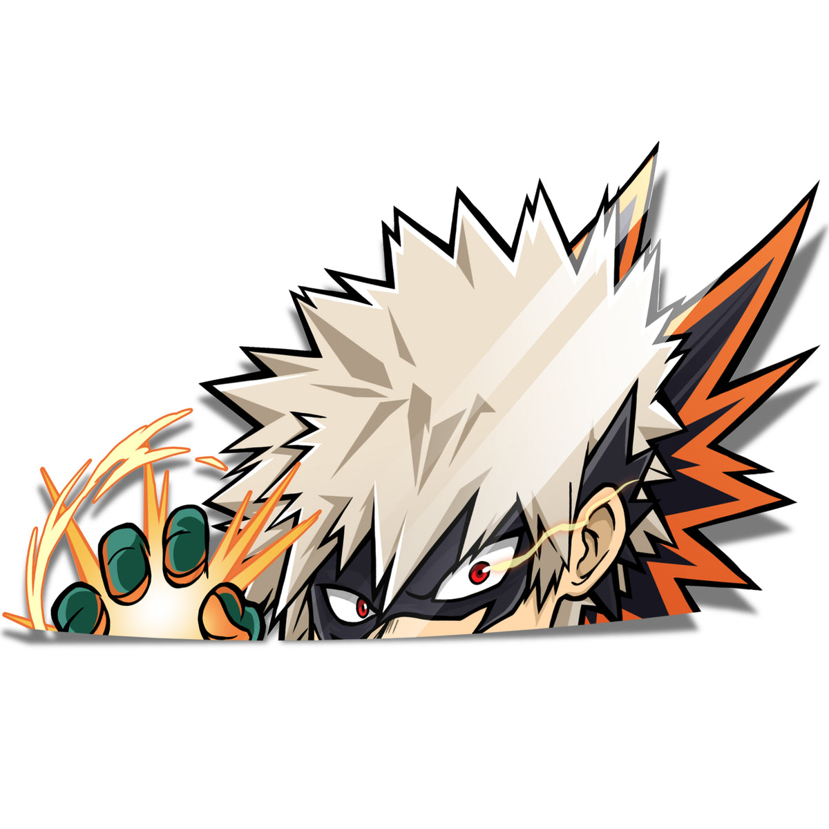Bakugo Peeker Universal Car Decal / Sticker – Project Rocket